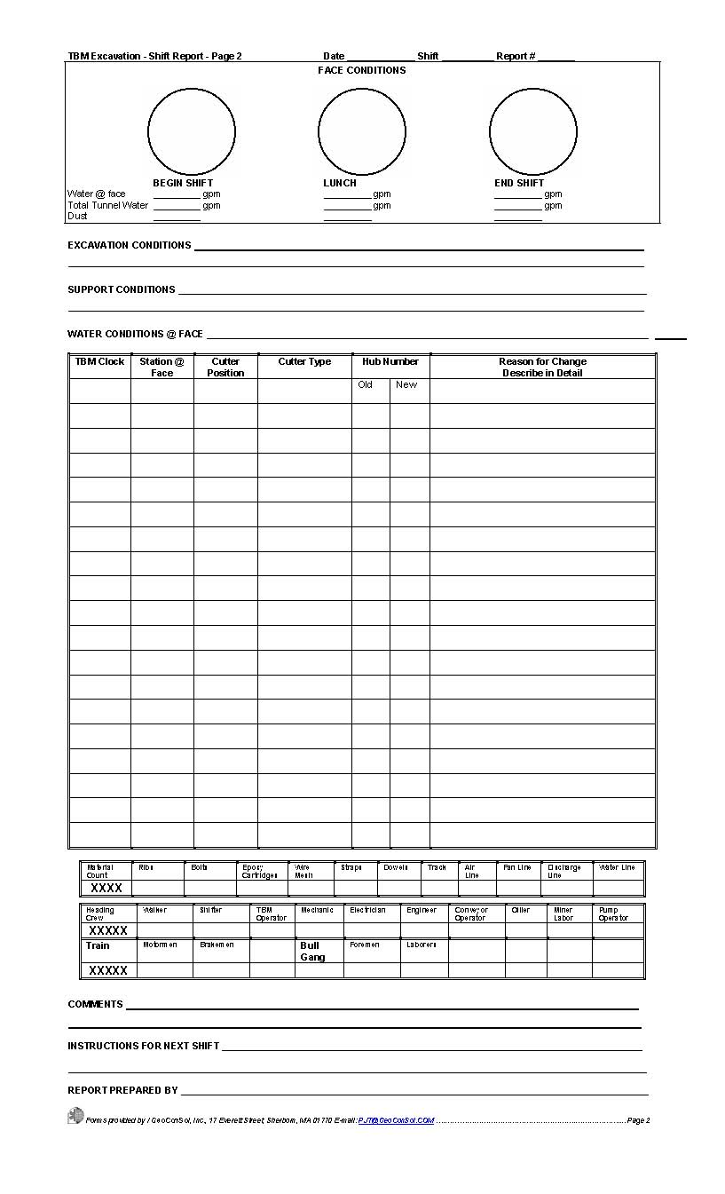 'geotechnical, tunnel boring, differing site conditions'